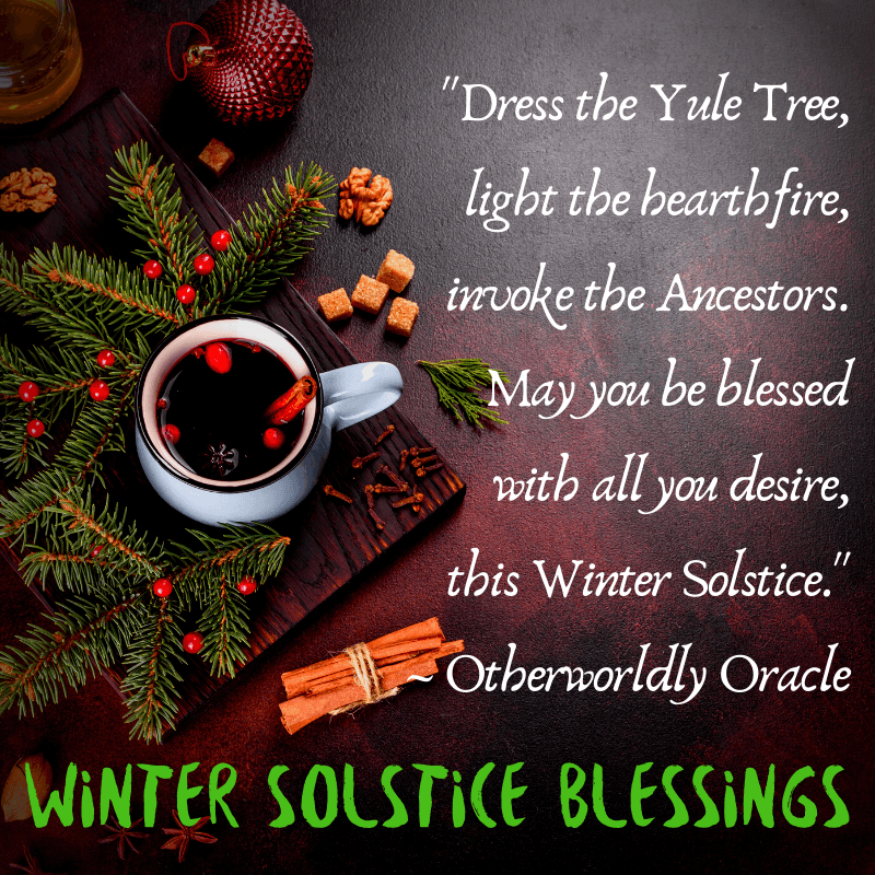 Winter Solstice Blessings Yule Spells And Snowy Divinations