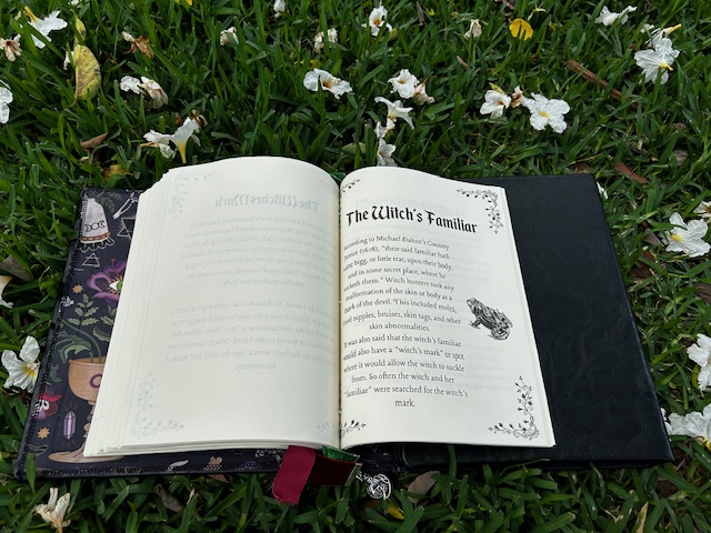 CUSTOM Couture Grimoire: HANDCRAFTED Witch's Book of Shadows ~ BLACK ...