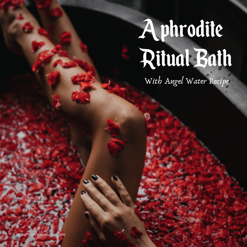 Aphrodite Love Bath Ritual with ANGEL WATER for Romance