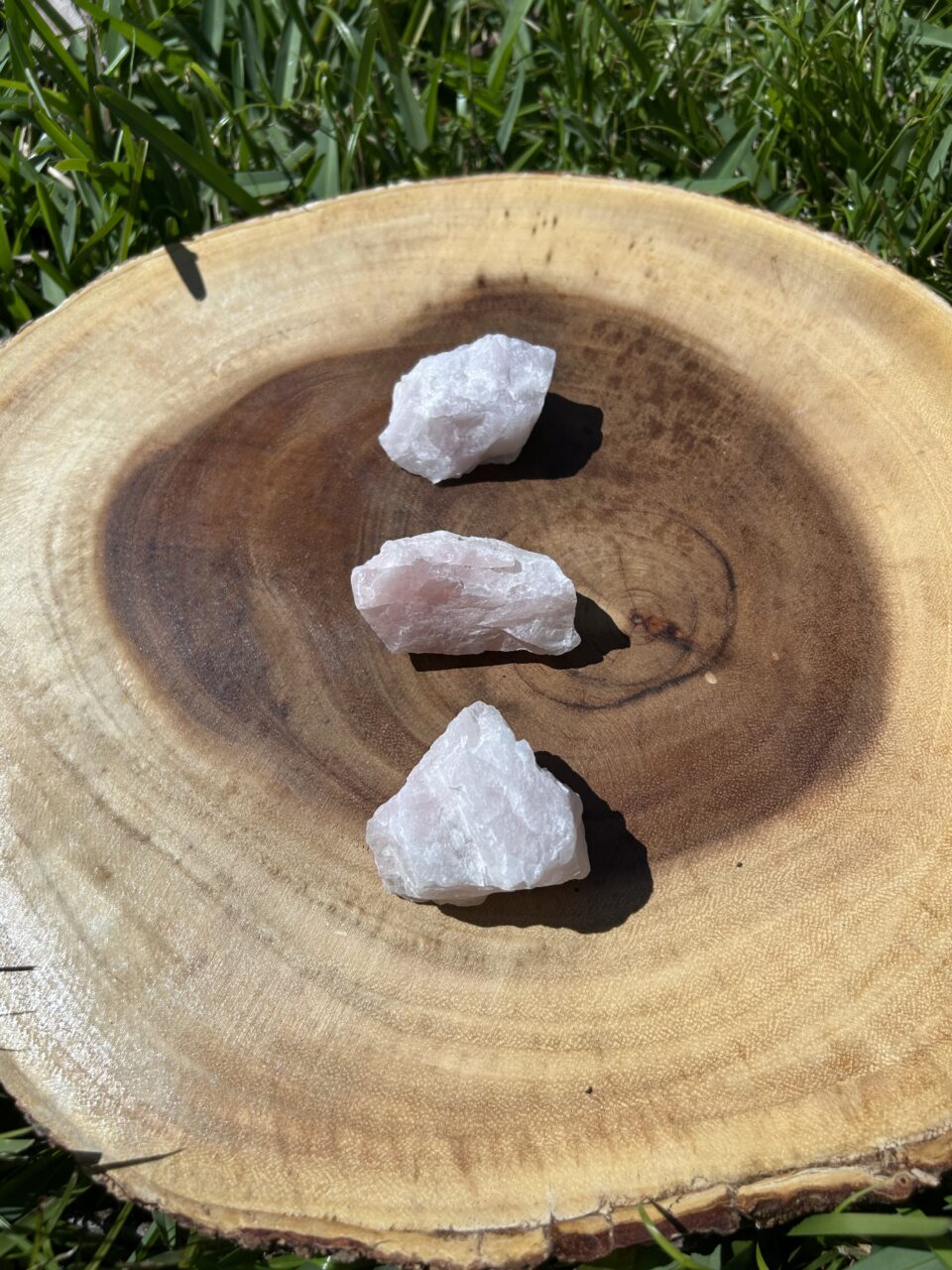 Rose Quartz Crystal (RAW) ~ Love, Beauty, Friendship (1-2" Pc)